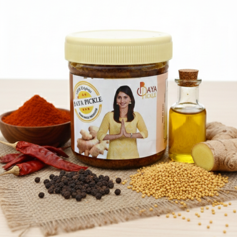 The Golden Glow: Why Baya India’s Traditional Ginger (Adrak) Pickle in ...